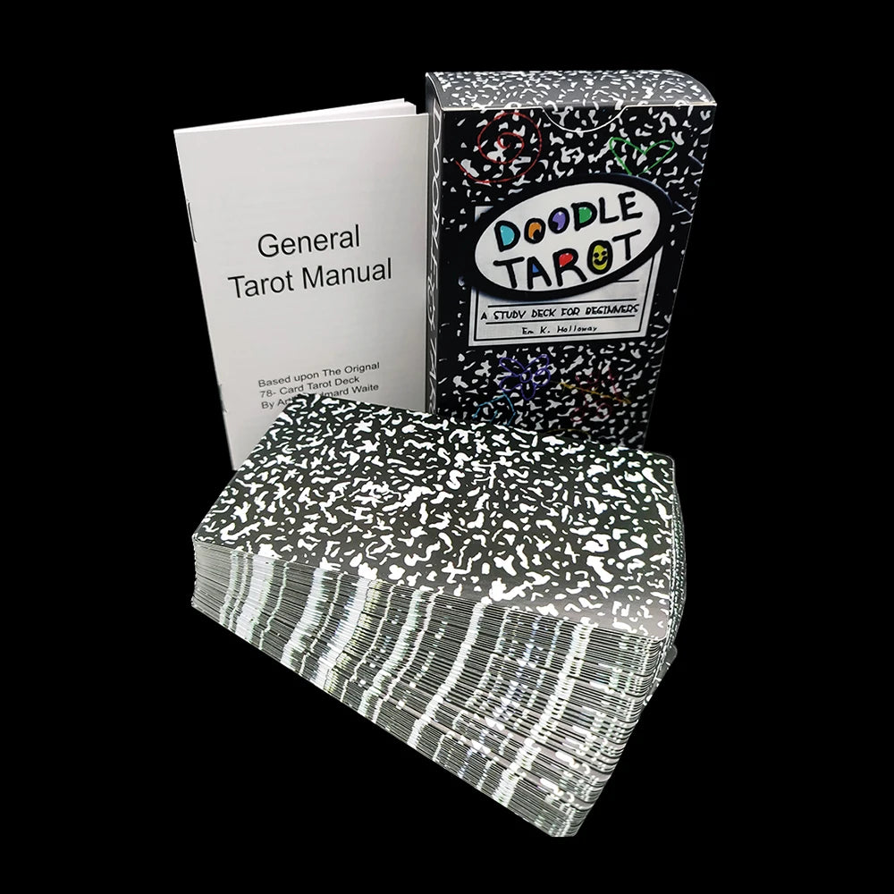 Doodle Tarot Deck - Beginner Friendly (12x7cm) – TOBI'S F.L.O.W. SHOP