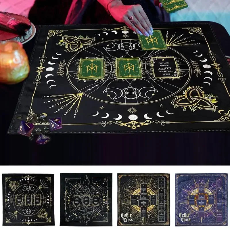 Tarot Altar Cloth - Velvet Reading Mat & Oracle Card Pad – TOBI'S F.L.O ...