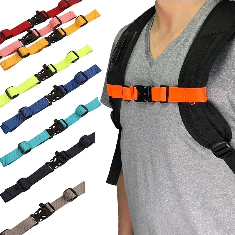 Backpack Chest Strap: Adjustable Shoulder Harness – TOBI'S F.L.O.W. SHOP