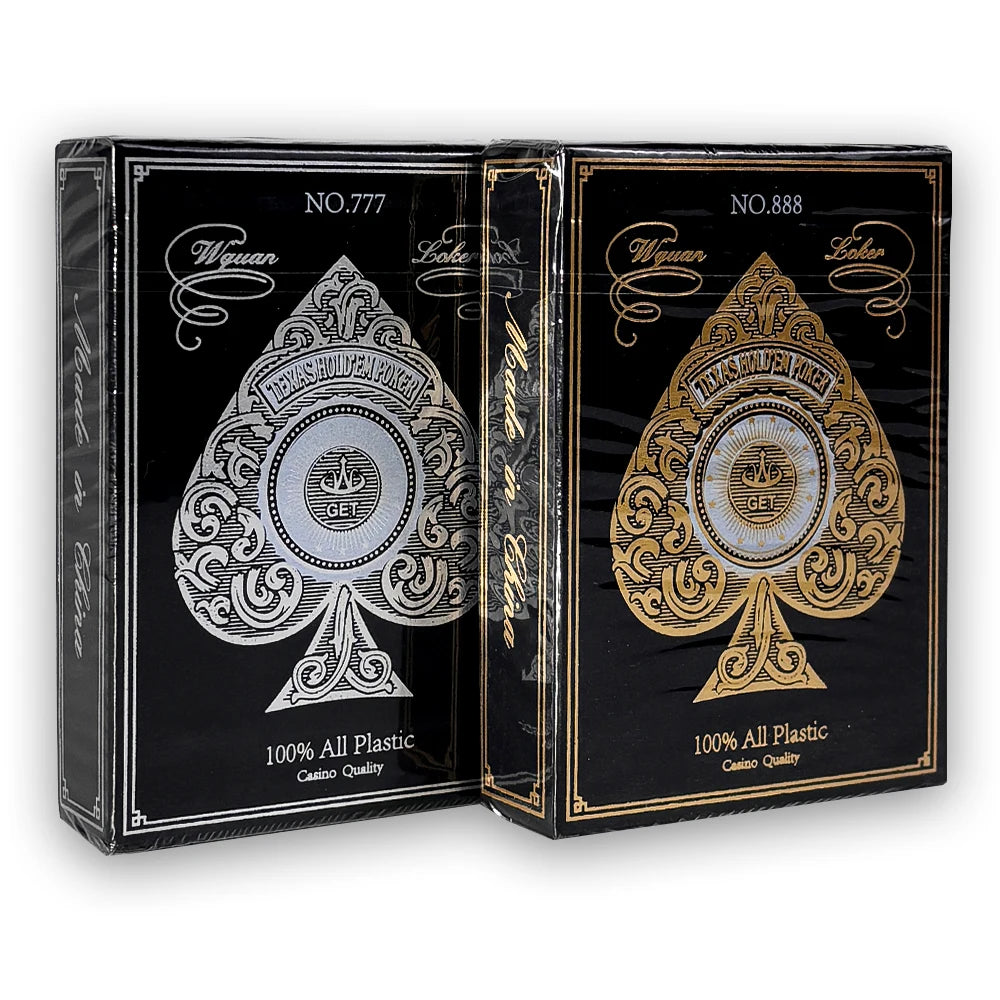 Premium Gold/Silver Edge Waterproof Playing Cards – TOBI'S F.L.O.W. SHOP